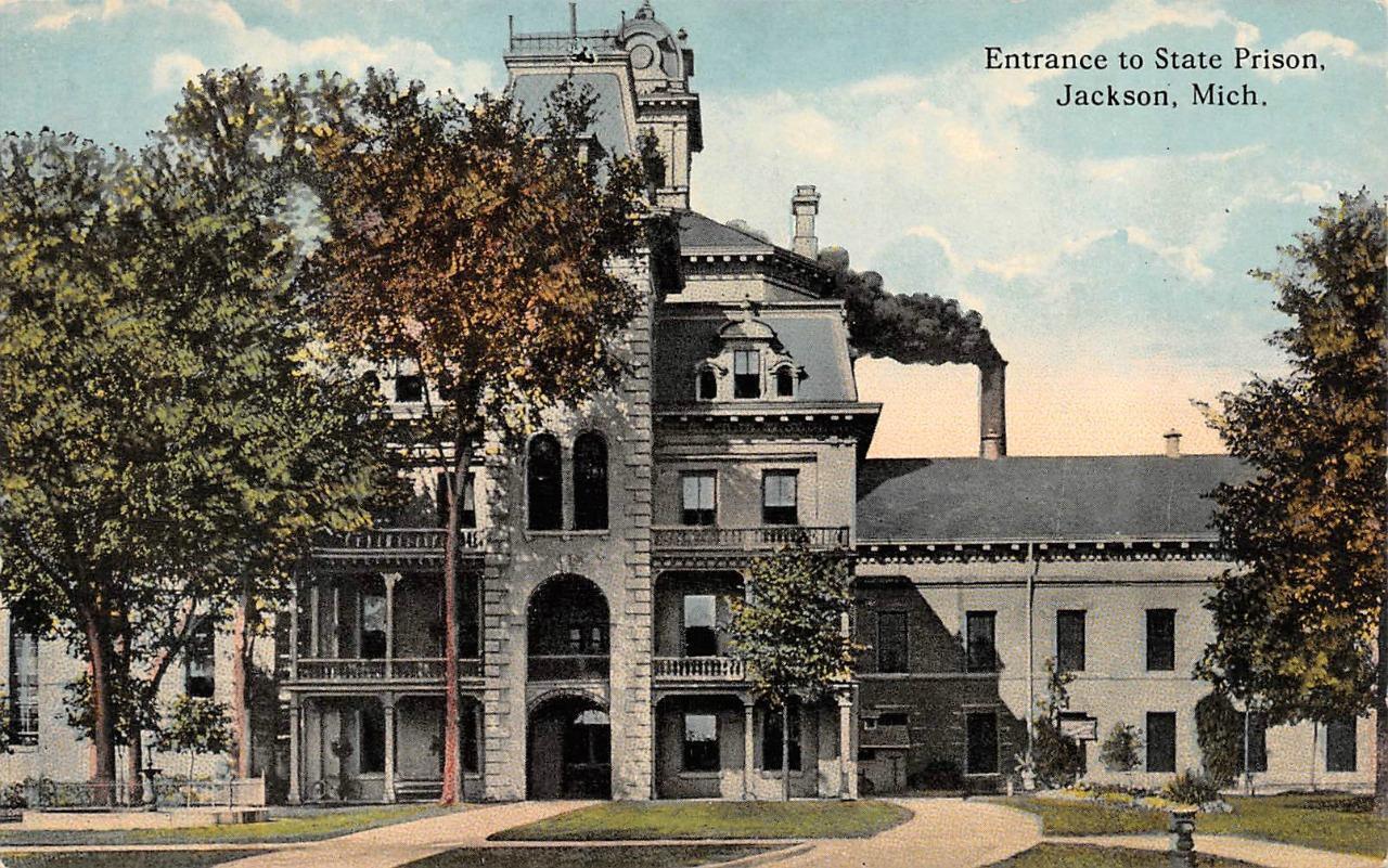 Jackson, MI Michigan STATE PRISON ENTRANCE Penitentiary ca1910's ...