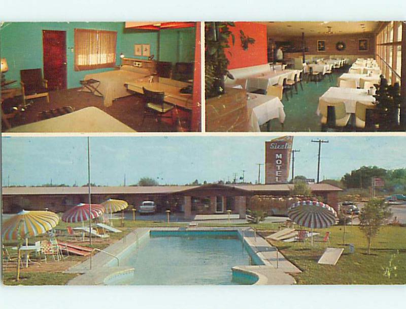 Unused 1950's OLD CARS & SIESTA MOTEL & RESTAURANT Laredo Texas TX ...