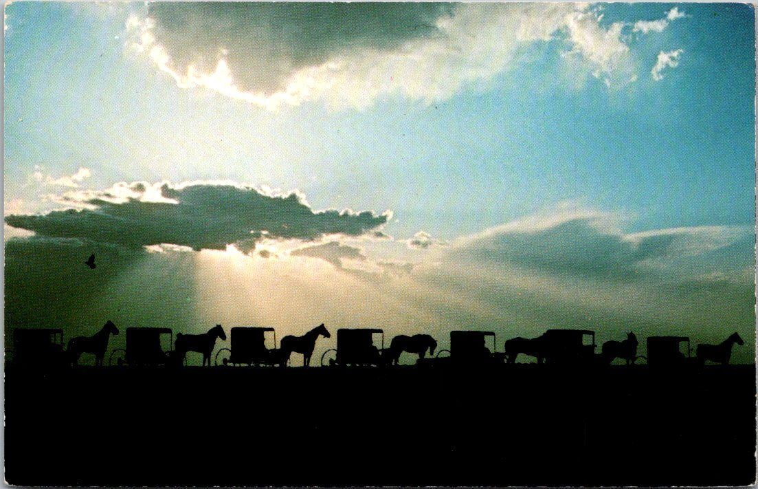 Pennsylvania Amish Country Amish Funeral Procession | United States ...