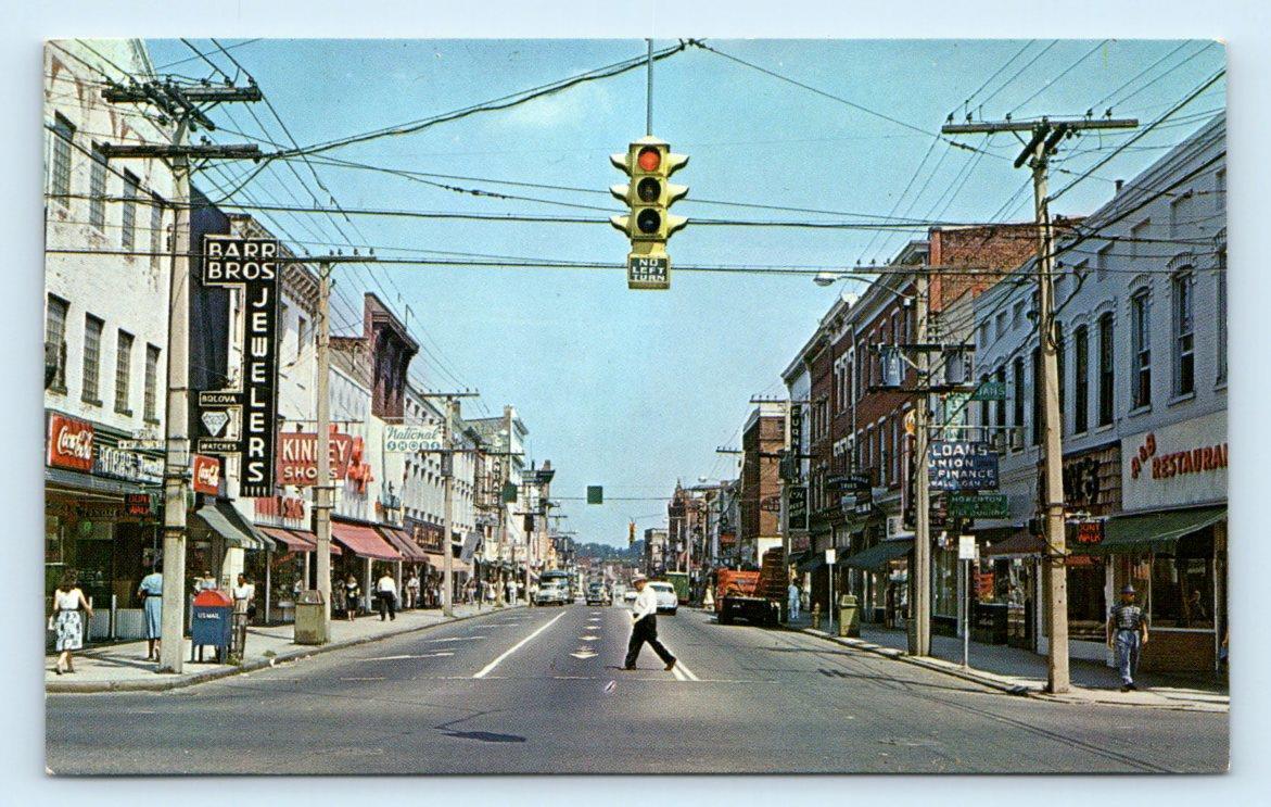 PETERSBURG, VA Virginia ~ SYCAMORE STREET SCENE Coke Sign c1950s Cars ...