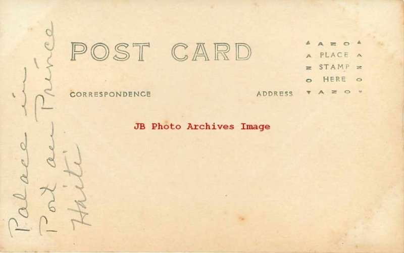 Haiti President, RPPC, Louis Borno Leaving the Port-au-Prince Palace ...