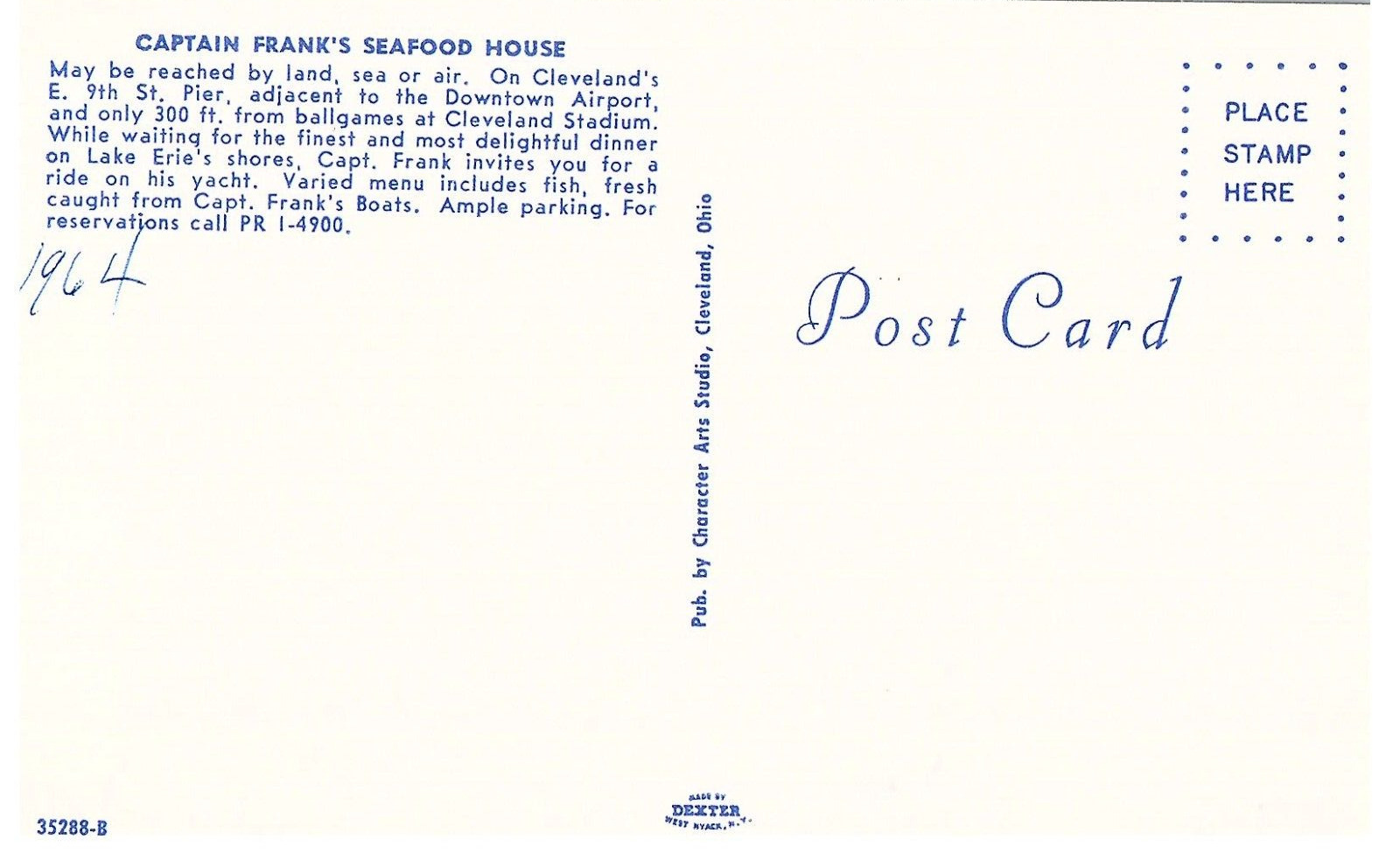 Captain Frank's Lobster House Cleveland Pier Old Cars Signs Postcard ...