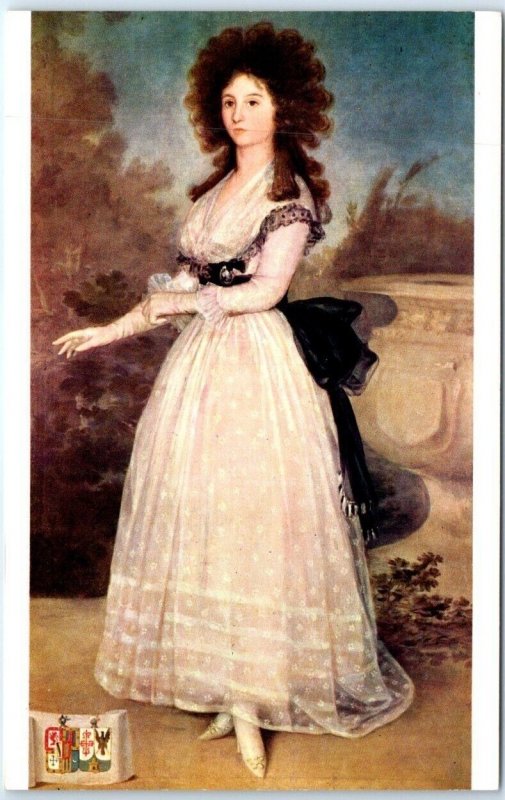 Postcard - Mrs. Tadea Arias de Enriquez By Goya, Museo Del Prado ...