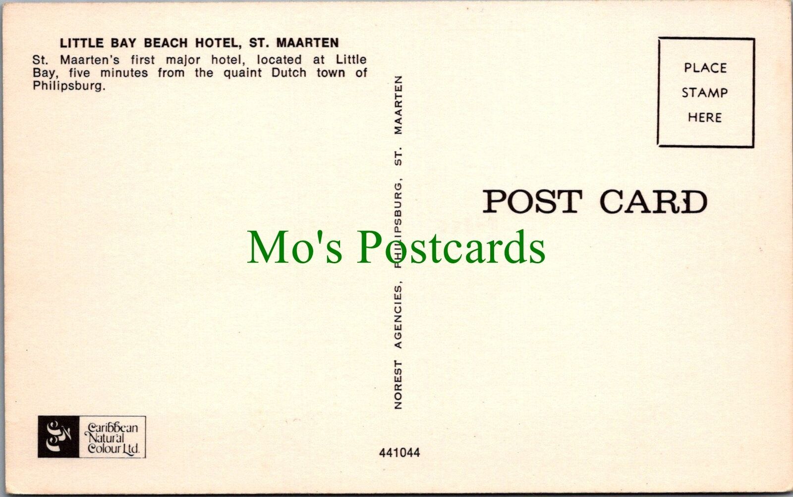 Caribbean Postcard - Little Bay Beach Hotel, St Maarten RS30467 | Other ...