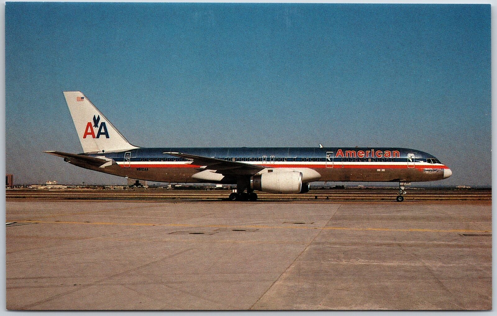 Airplane American Boeing 757-223 Luxury Jet AA Logo Twinjet Aircraft ...