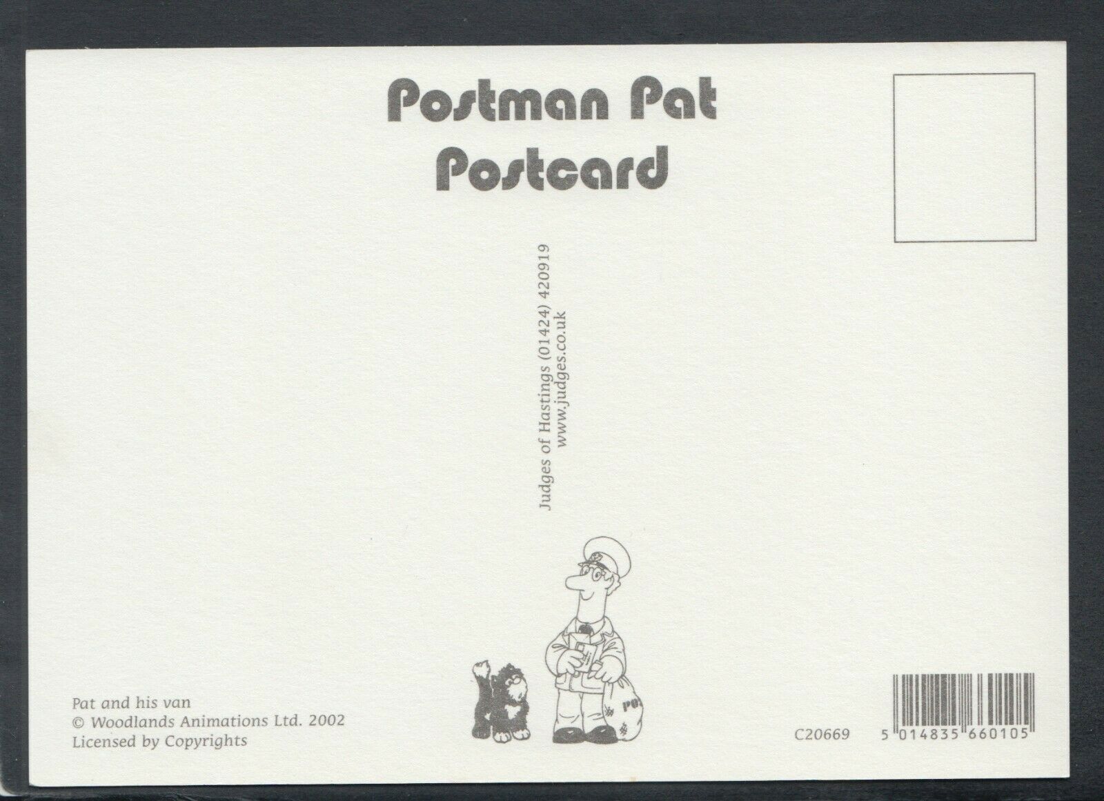 Children Postcard - TV Series - Postman Pat - Pat and His Van RR7486 ...