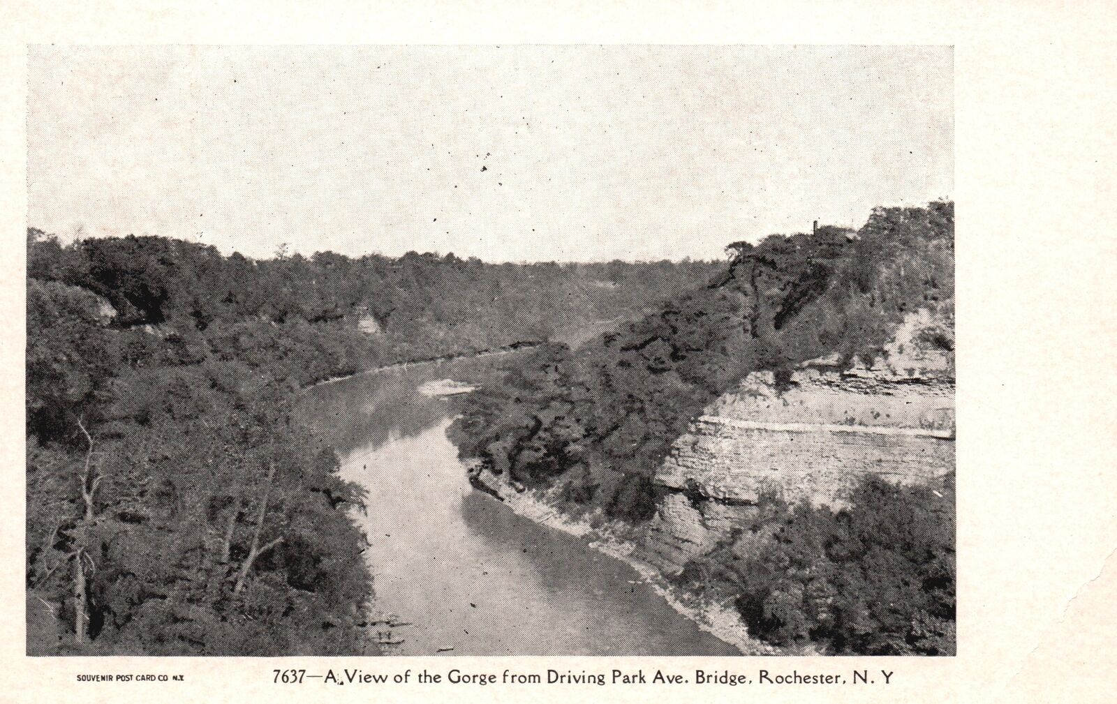 Vintage Postcard View Of George From Driving Park Avenue Bridge ...