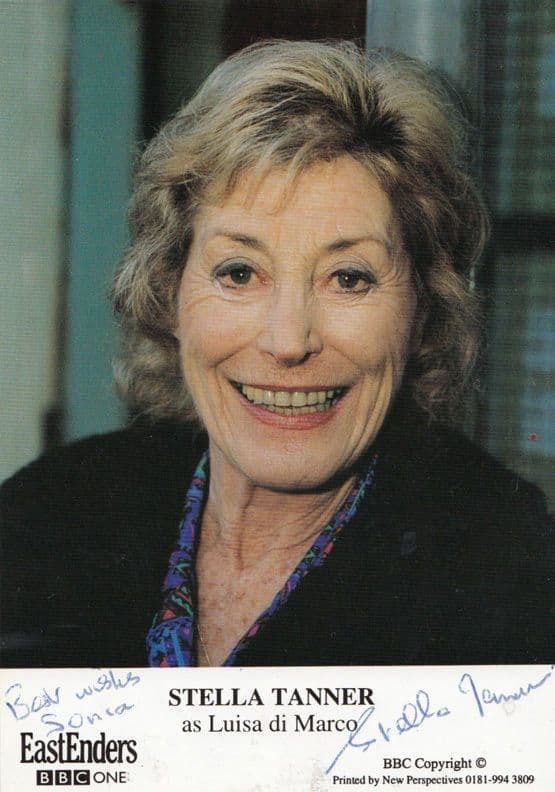 Stella Tanner as Luisa Di Marco in BBC Eastenders Hand Signed Cast Card ...