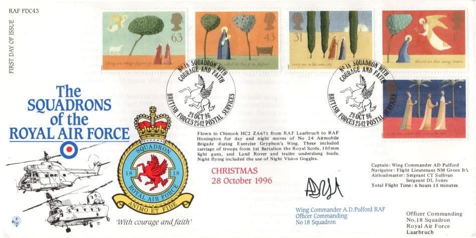 Squadrons Of The Royal Air Force Christmas 1996 RAF Honington Flown ...