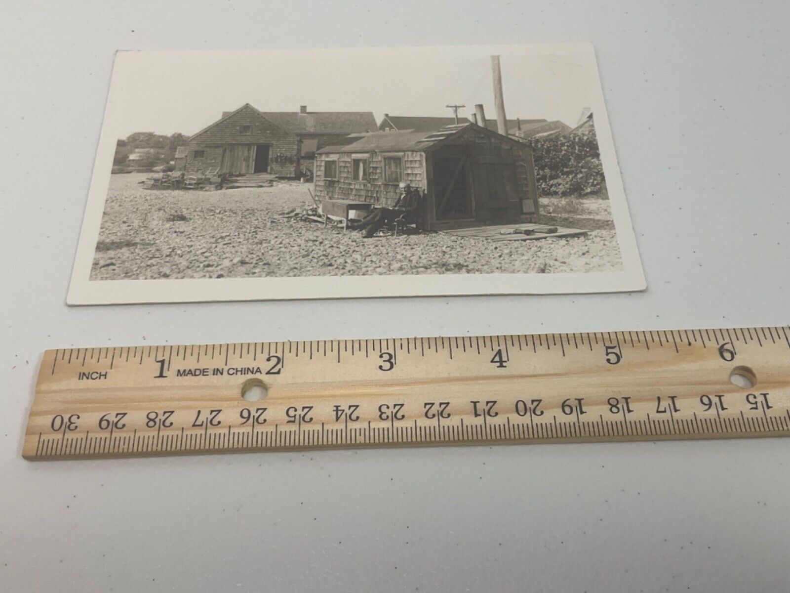 Vintage Unused RPPC Maine Old Clap-Board Lobster Shack, House, Old Man ...