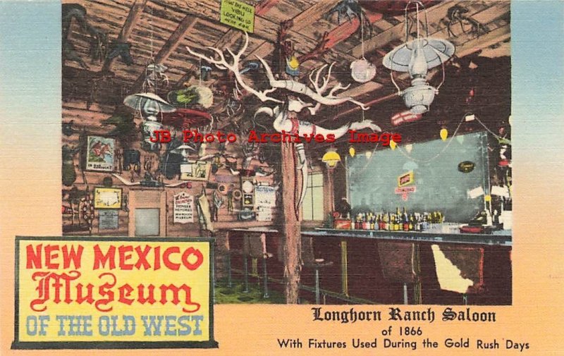 NM, Santa Rosa, New Mexico, Longhorn Ranch Saloon, Interior View, Route ...