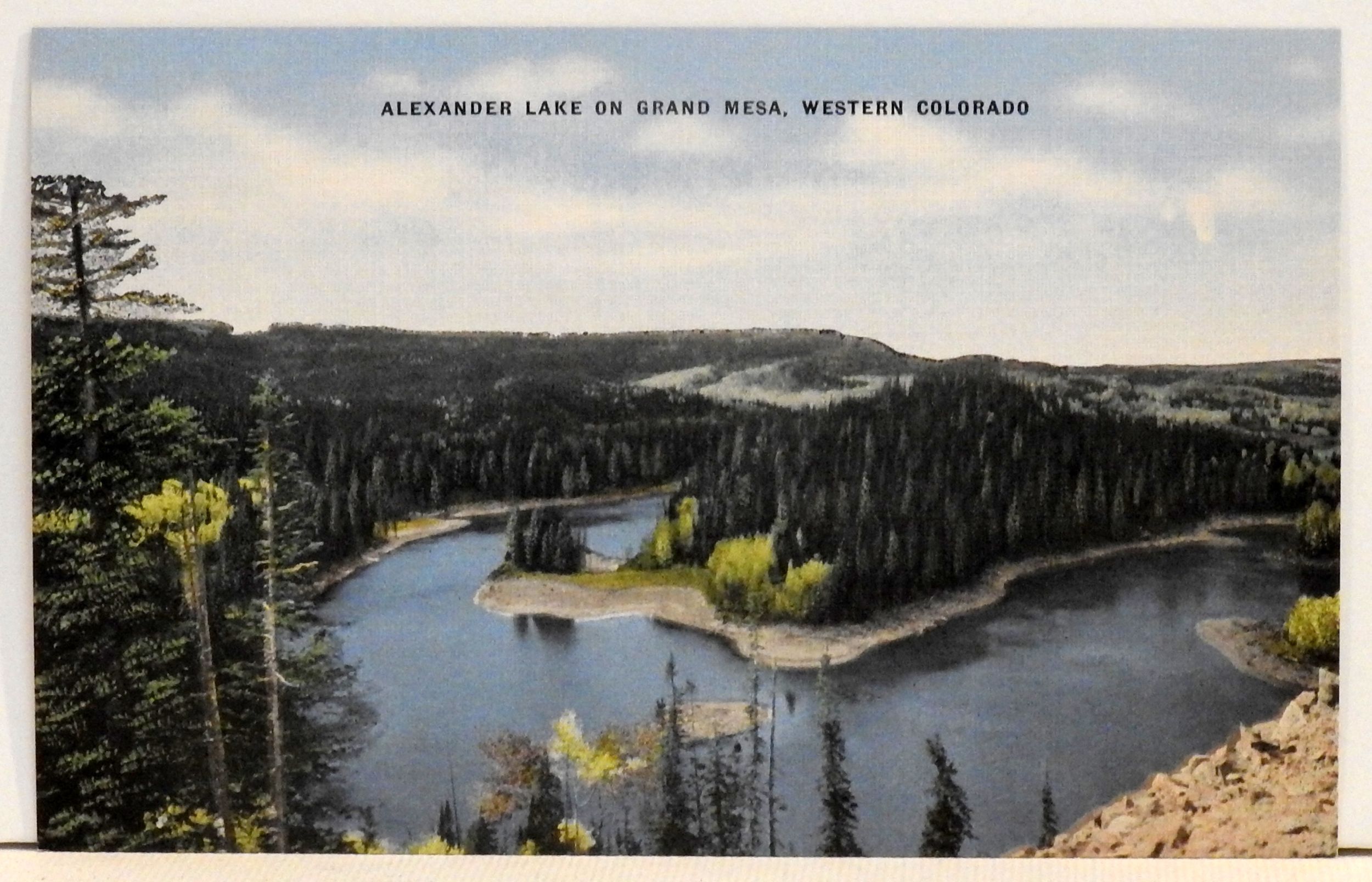 Alexander Lake on Grand Mesa, Western Colorado - Postcard | United ...