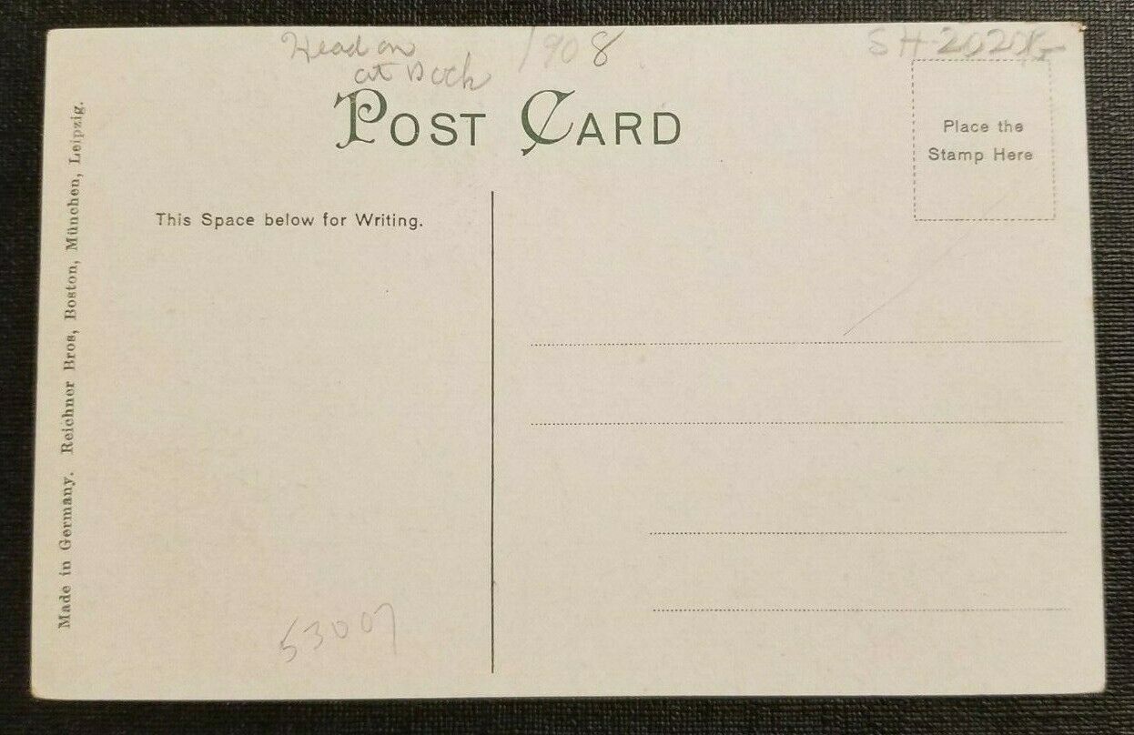 Mint Vintage Hand Colored Postcard US Navy Ship USS Constitution Old ...