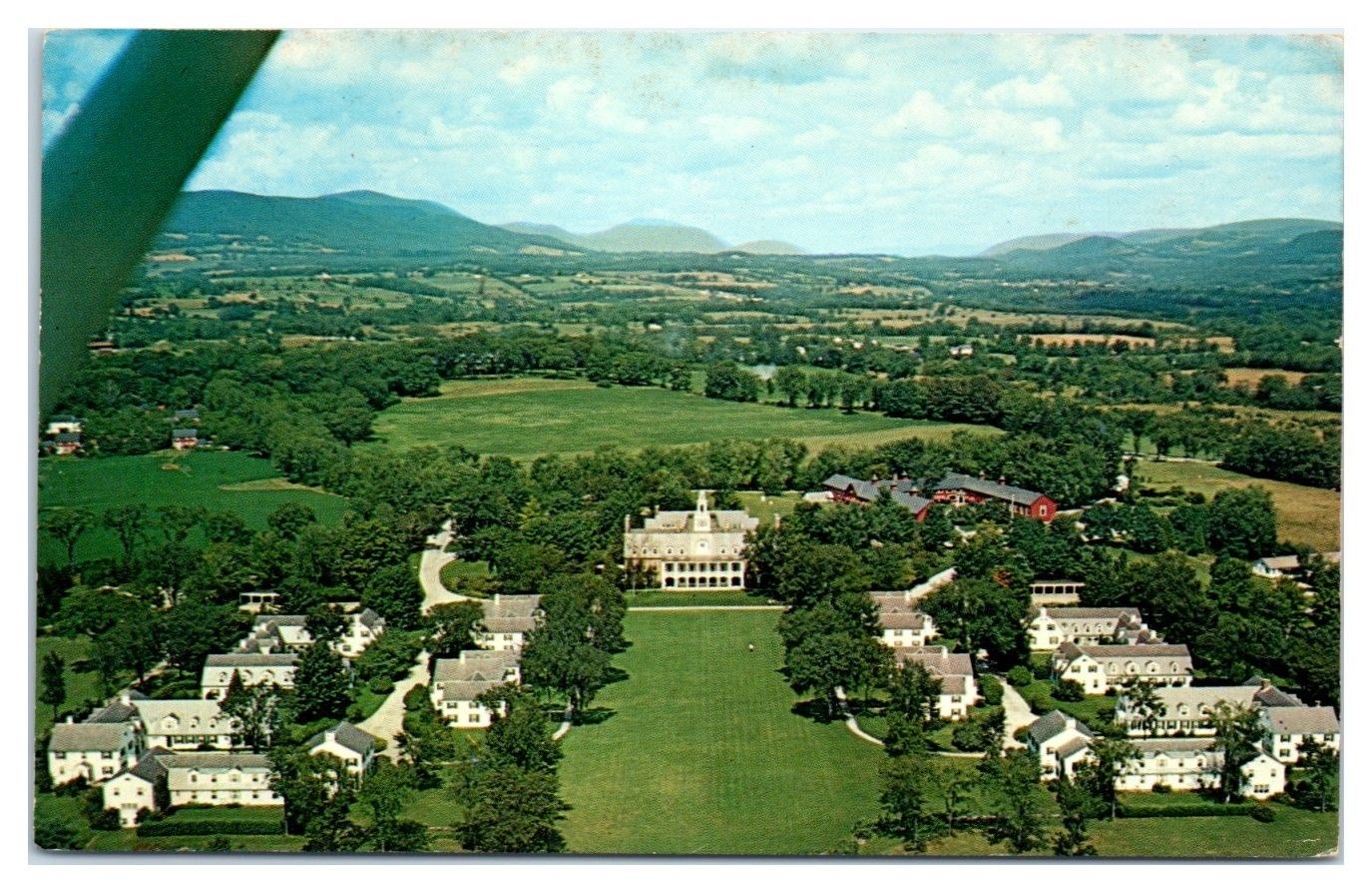 1965 Aerial View of Bennington College, Bennington, VT Postcard ...