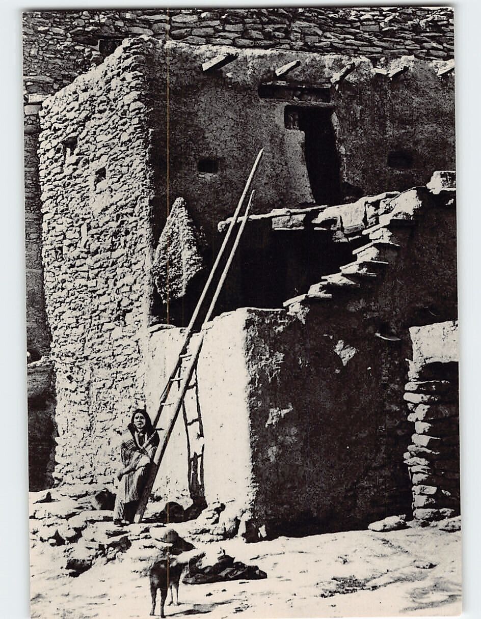 Postcard "A Back Wall" Hopi Village of Walpi Arizona USA | United ...