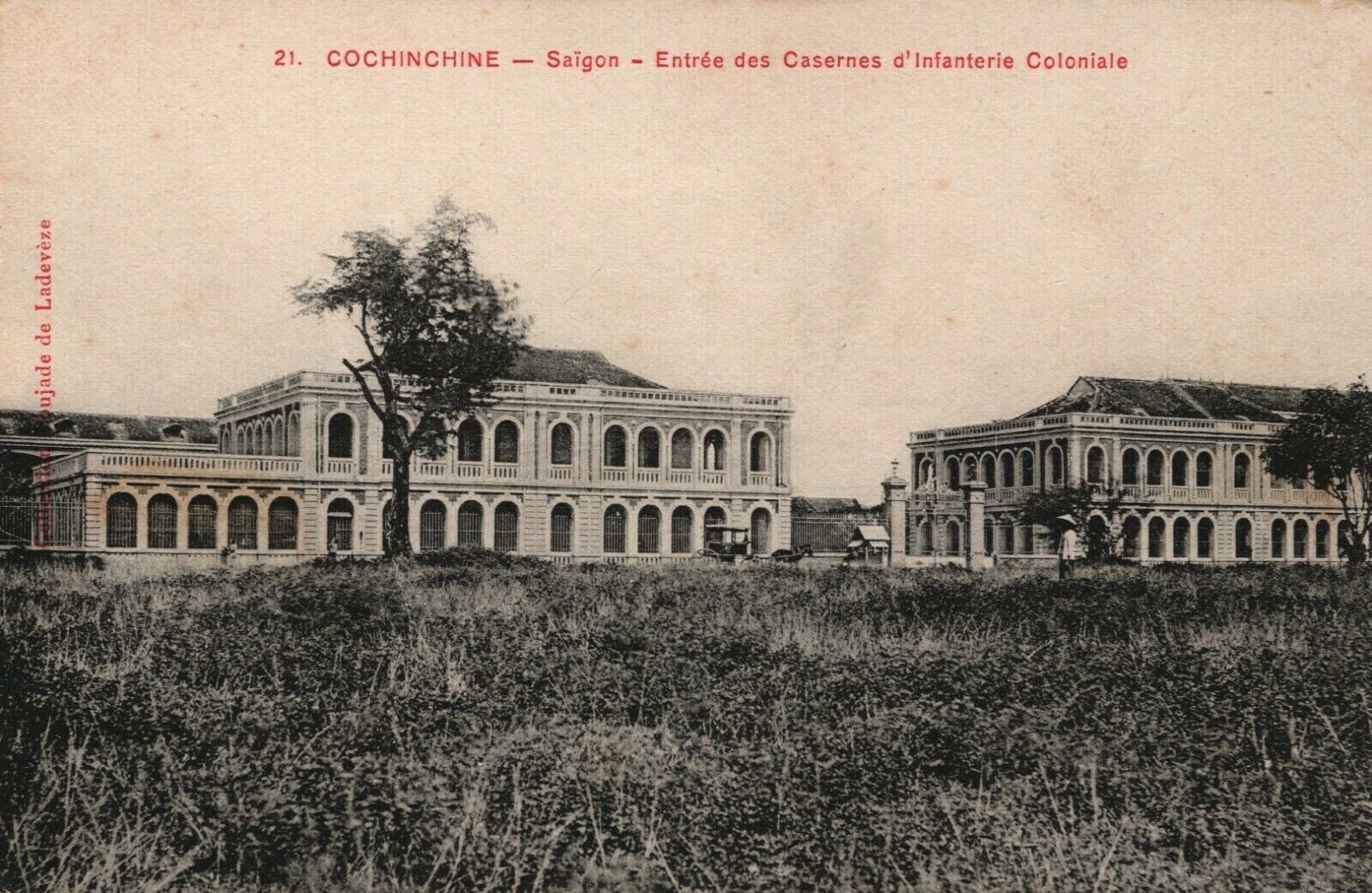 Vietnam Cochinchina Saigon Colonial Infantry Barracks Ho Chi Minh City ...