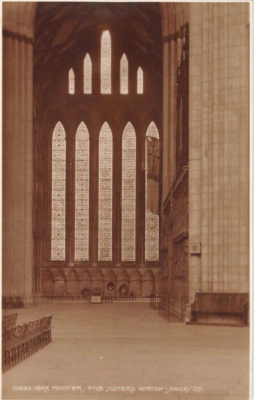 BR69019 five sisters window postcard york minster uk judges 12830 real ...