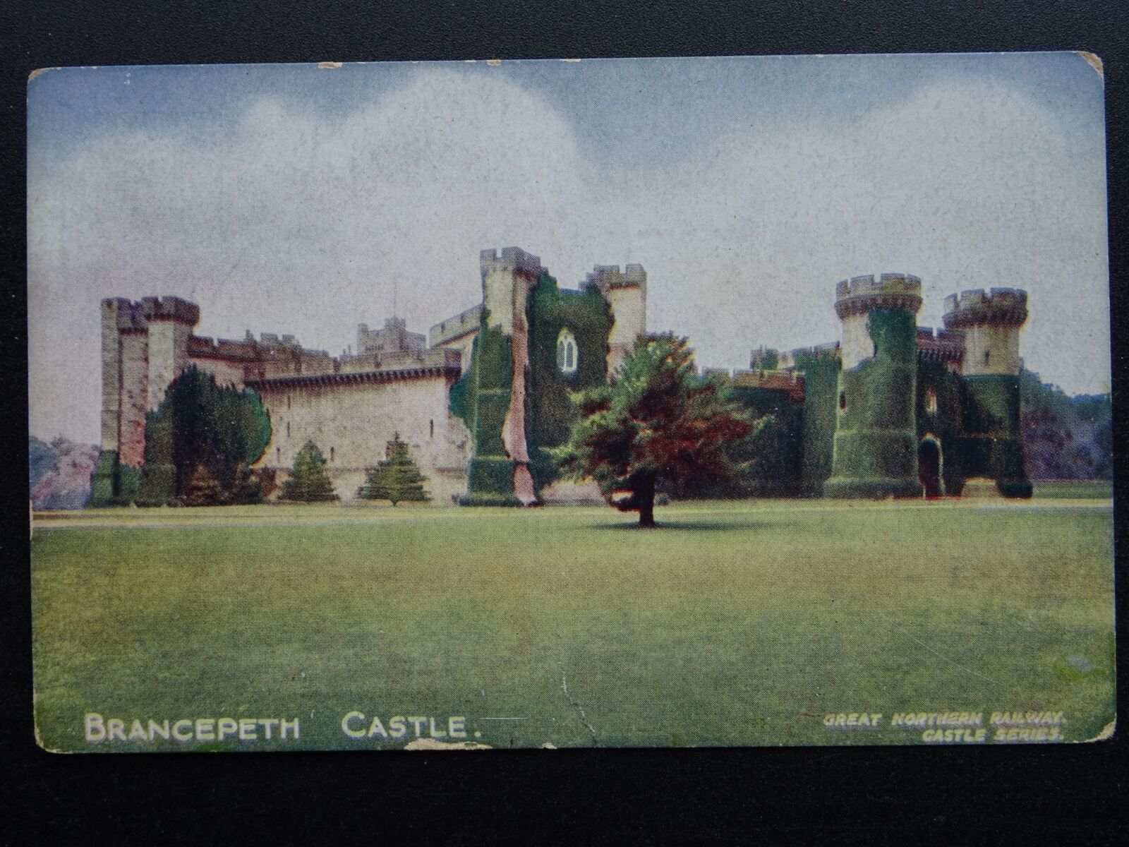 Great Northern Railway Official BRANCEPETH CASTLE c1908 Postcard by GNR ...