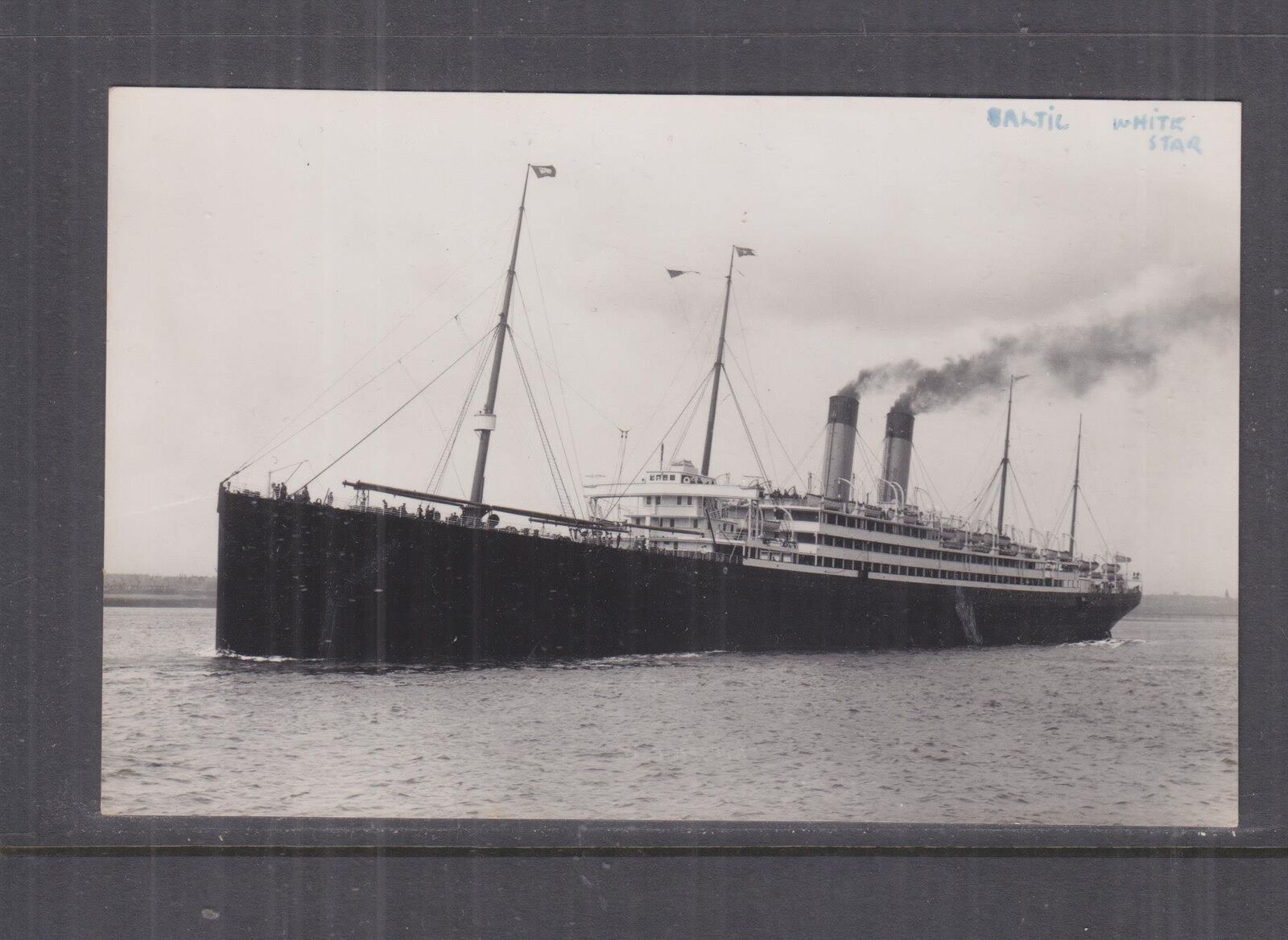 GREAT BRITAIN, WHITE STAR LINE, " SS BALTIC ", 1904 ppc REPRINT, plain ...