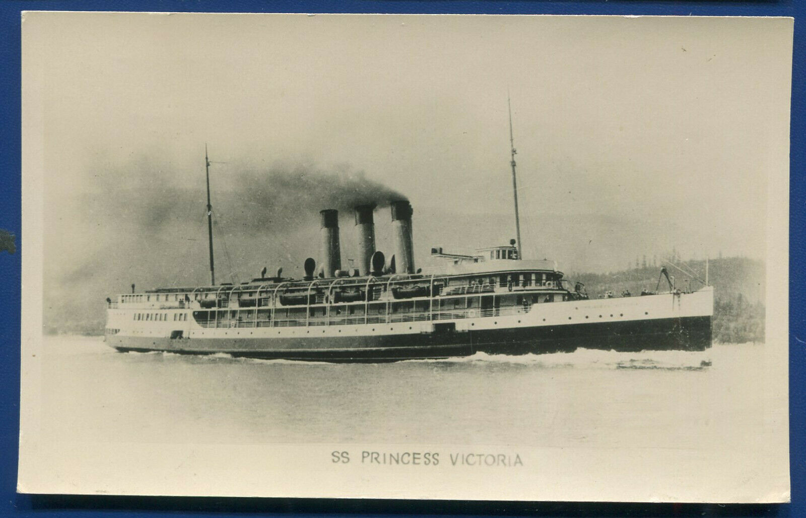SS Princess Victoria steamer ship postcard | Topics - Transportation ...