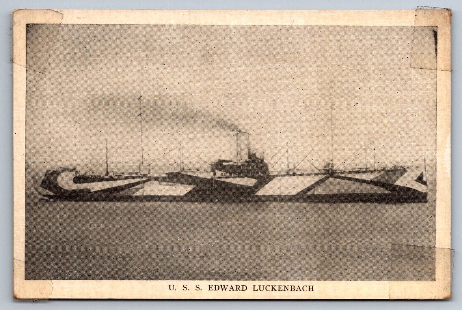 Postcard USS SS Edward Luckenbach Cargo Ship Transport Luckenbach ...
