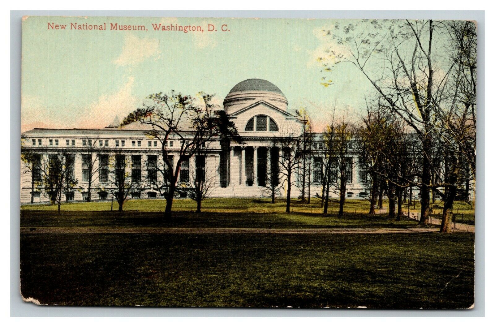 Vintage 1910's Postcard Panoramic View The New National Museum ...