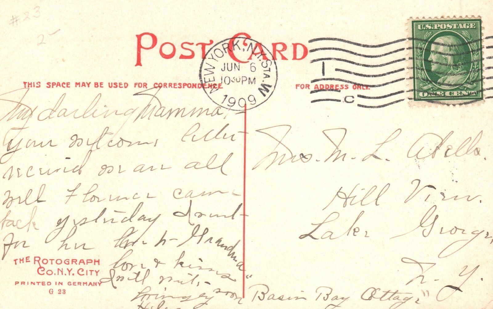 Vintage Postcard 1909 Soldiers & Sailors Monument New York City ...