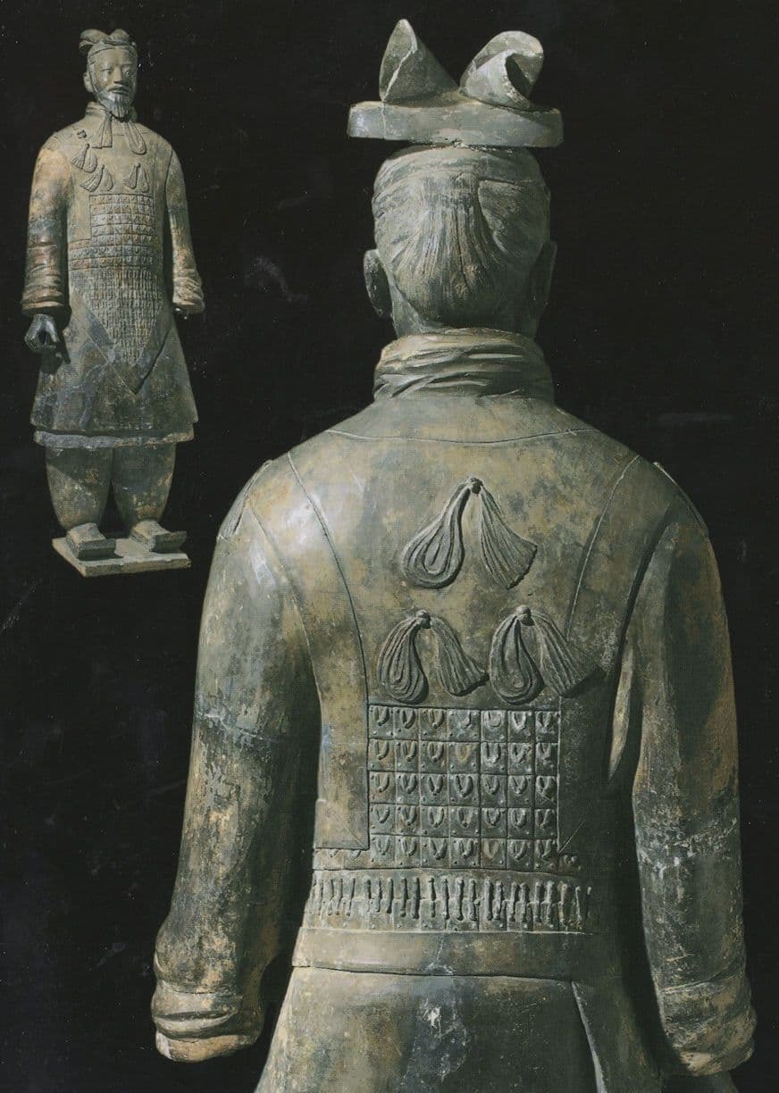 Armoured Chinese General Terracotta Old Statue Museum Postcard | Topics ...