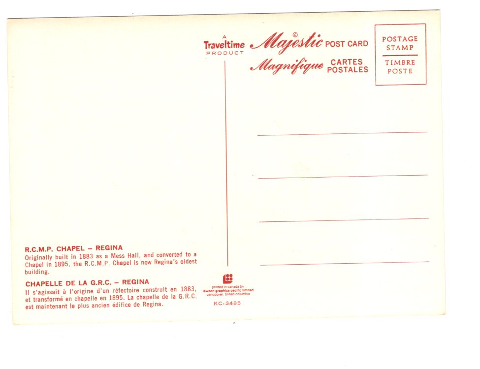 Royal Canadian Mounted Police, RCMP Chapel Interior, Regina ...