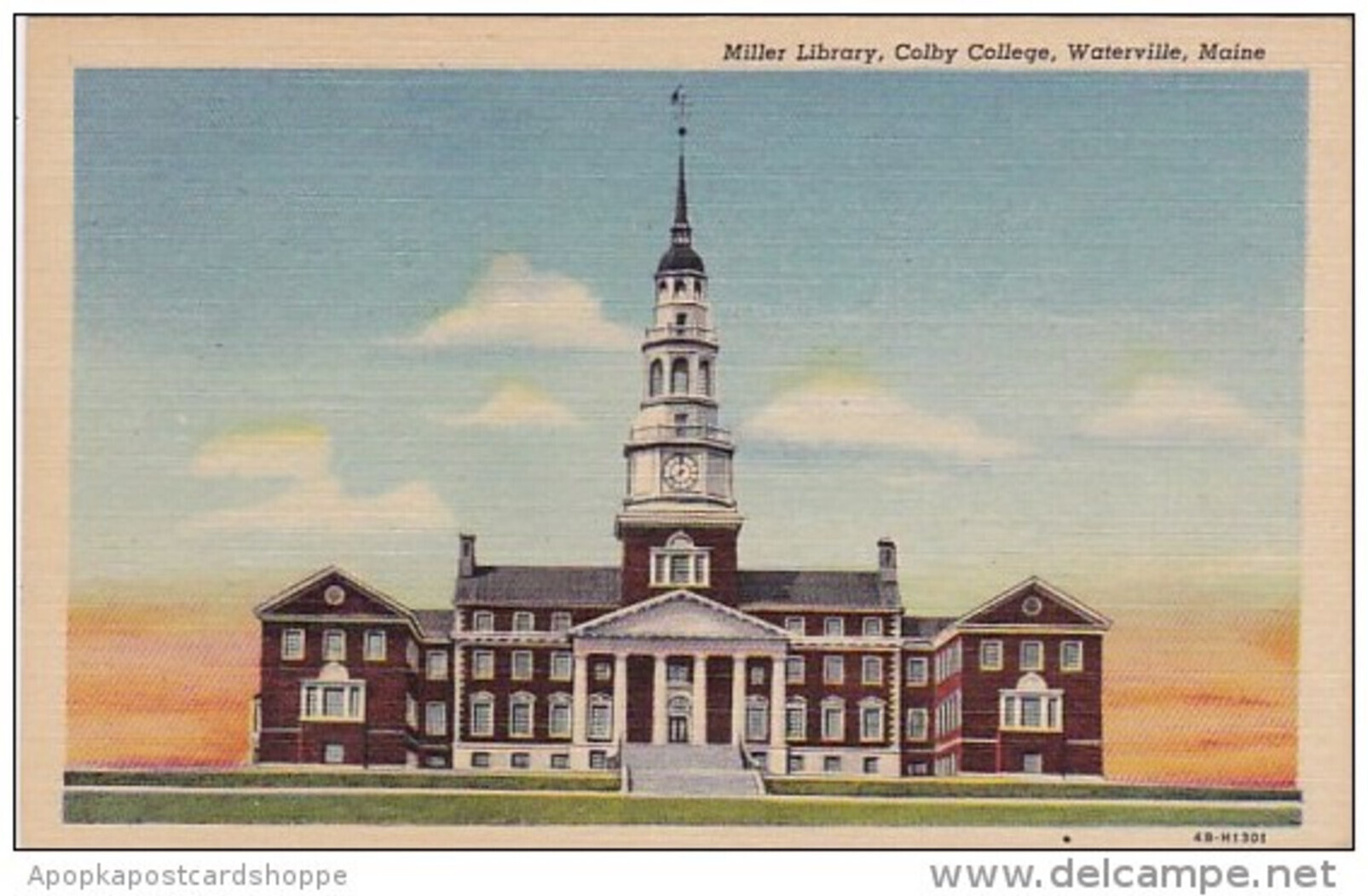 Maine Waterville Miller Library Colby College | United States - Maine ...