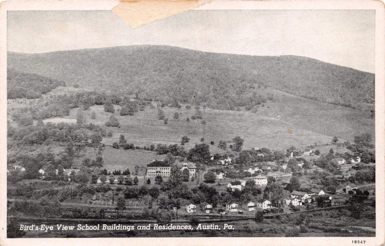 Austin Pennsylvania Bird's EYE View School Building & Residences ...