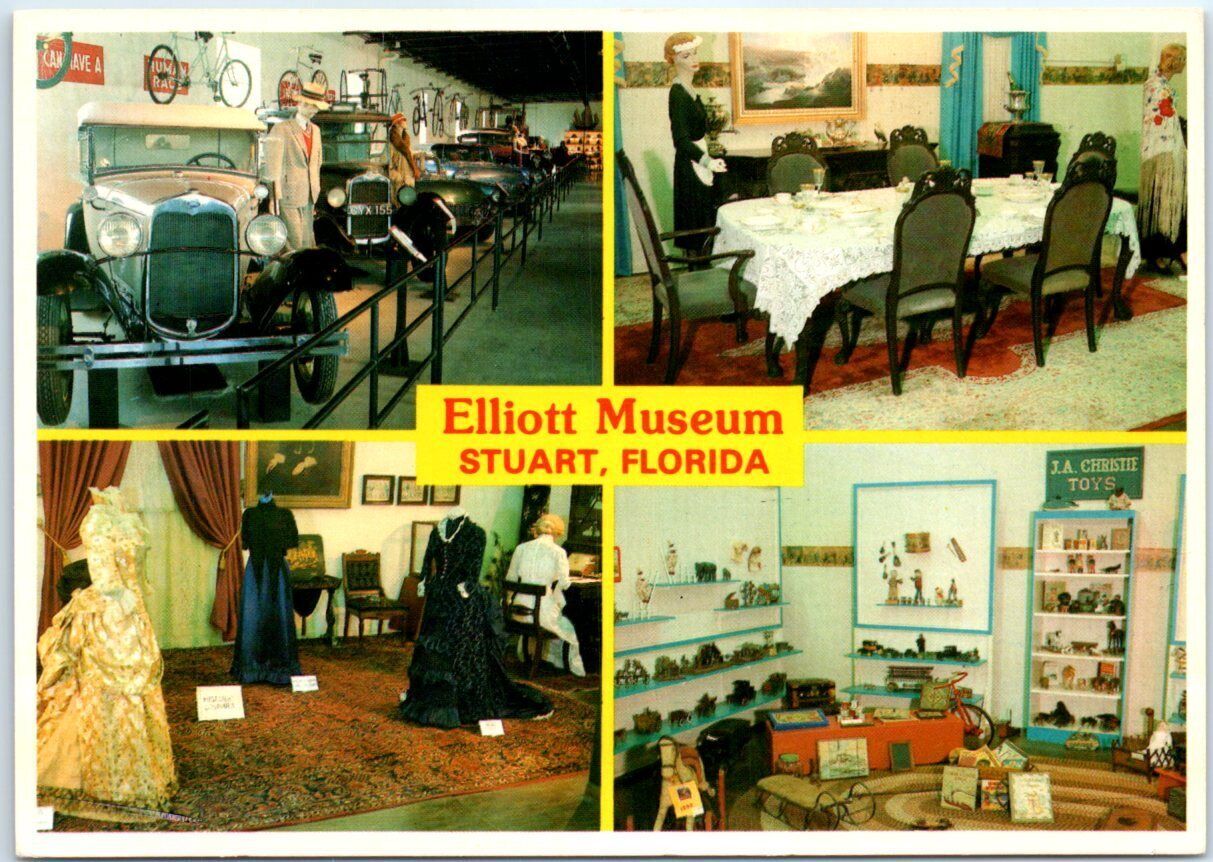 Postcard - Elliott Museum State Historic Memorial - Stuart, Florida ...