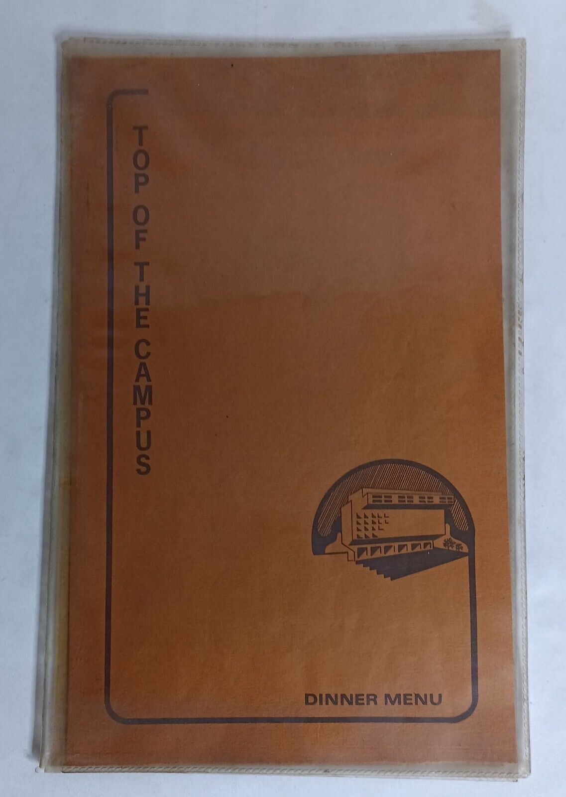 University of Massachusetts Vintage Dinner Menu Top of the Campus 70s ...