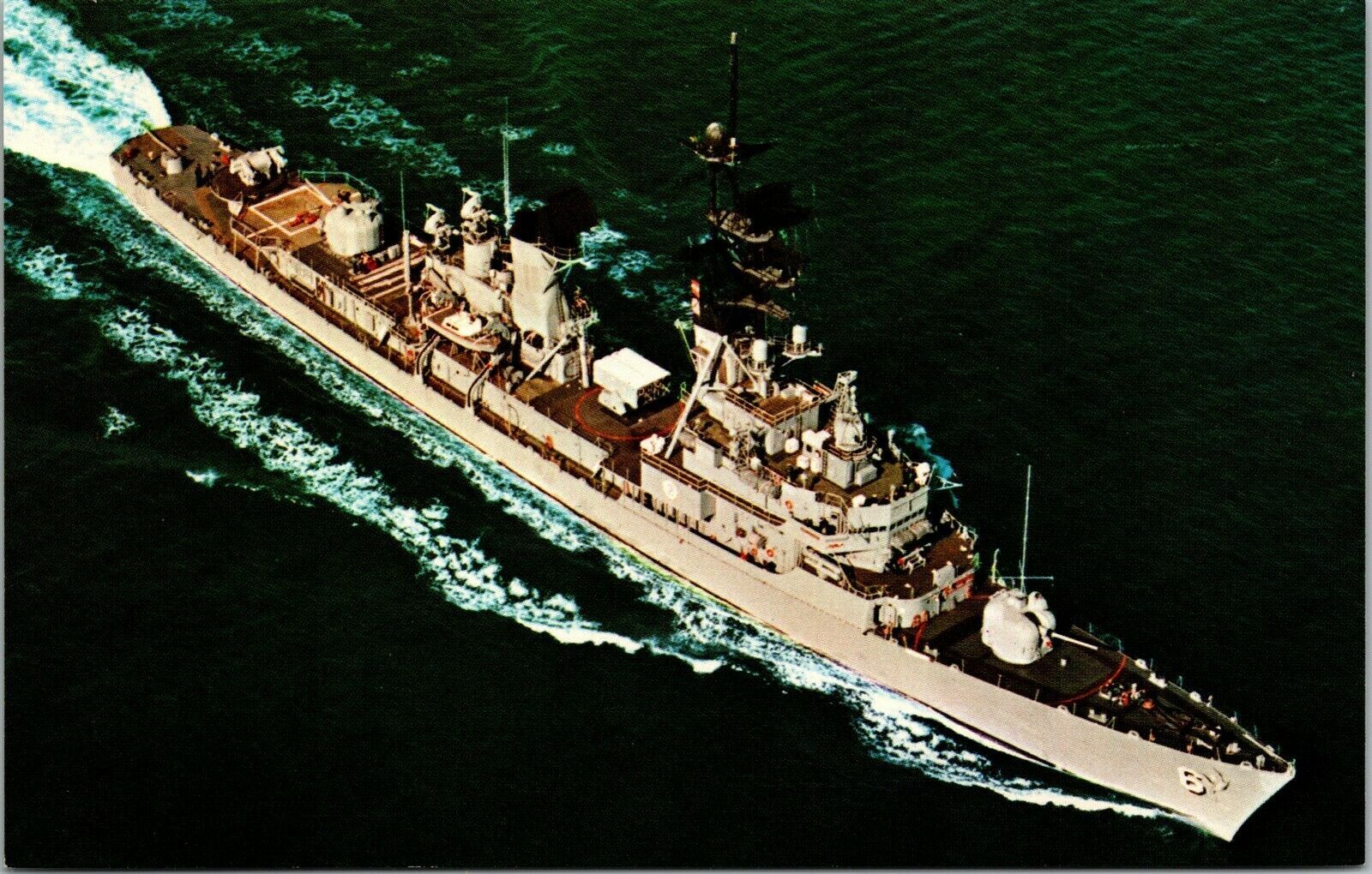 Vtg USS Barney DDG-6 Navy Guided Missile Destroyer Postcard | Other ...