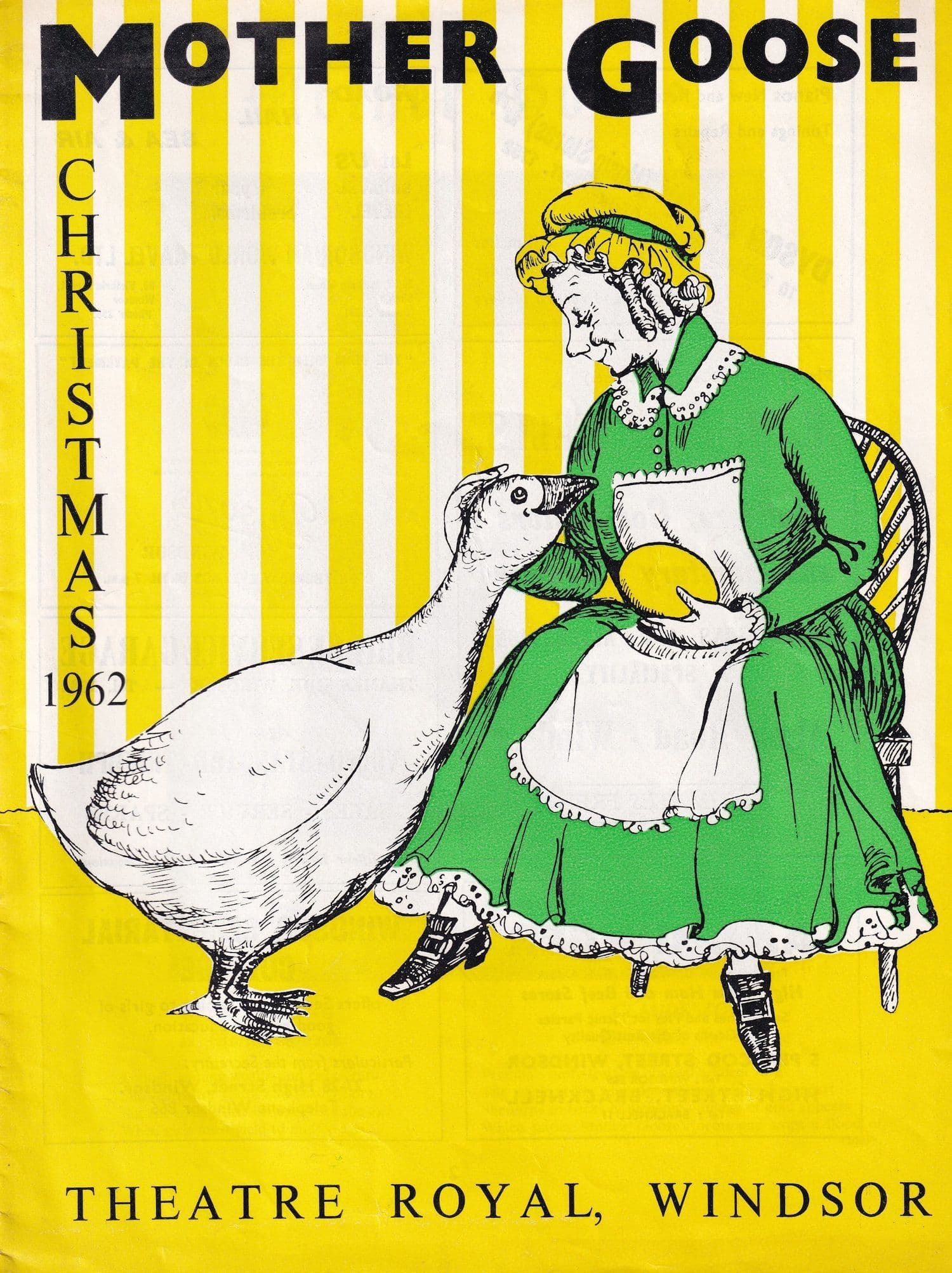 Mother Goose Jack Watling Dr Who Antique Pantomime Theatre Programme ...