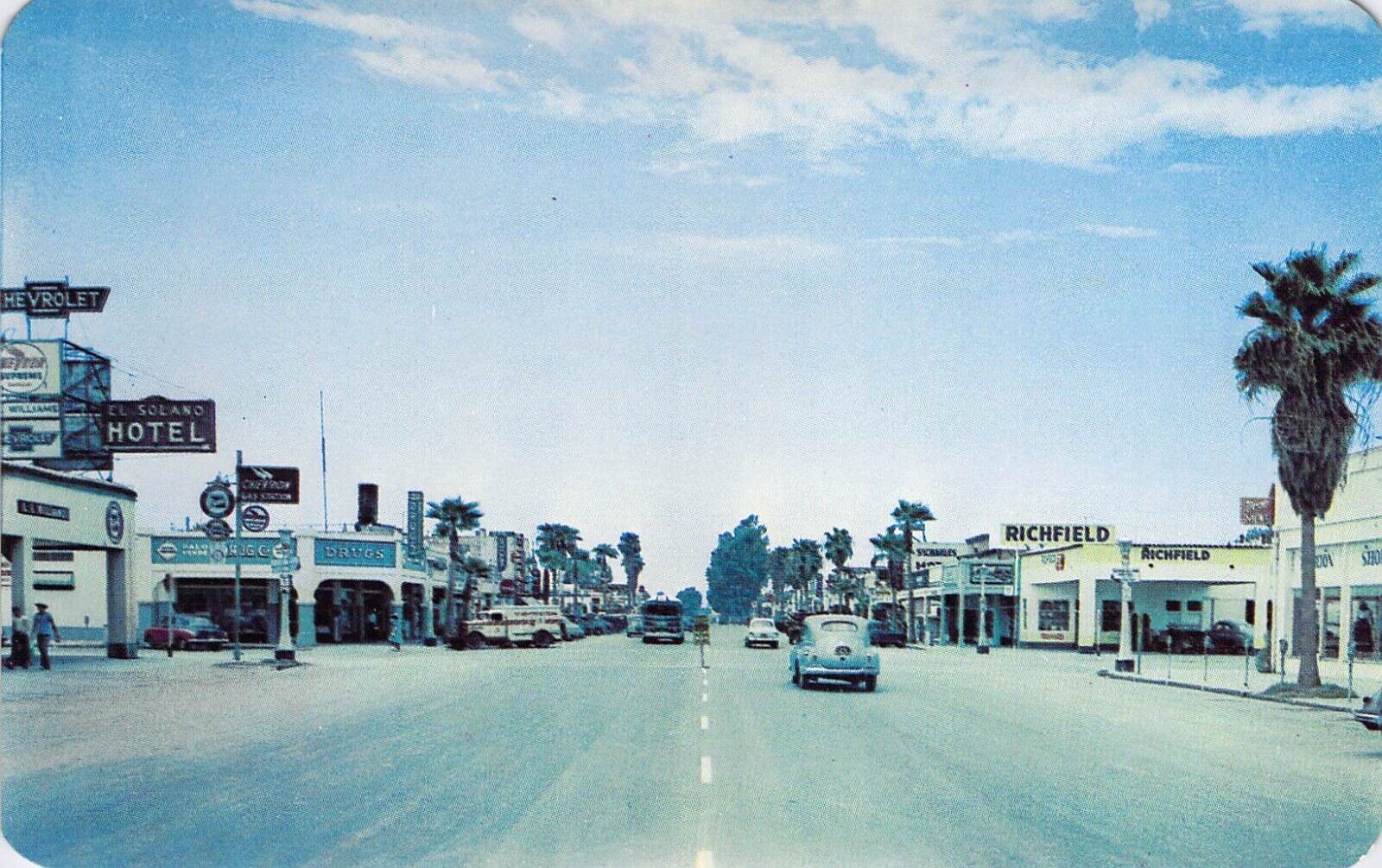 1960's,Main Street Scene, Blythe, CA, Old Cars, Storefronts, Old ...