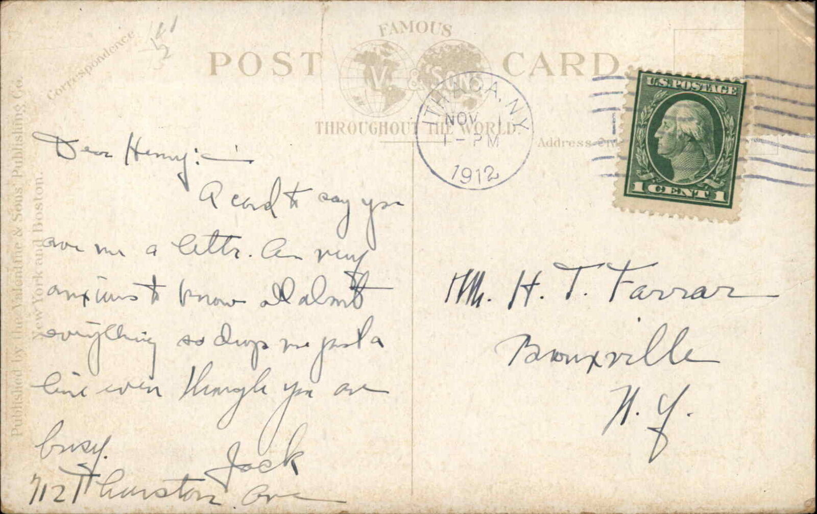 Ithaca New York NY State Street Scene Trolley c1900s-10s Postcard ...