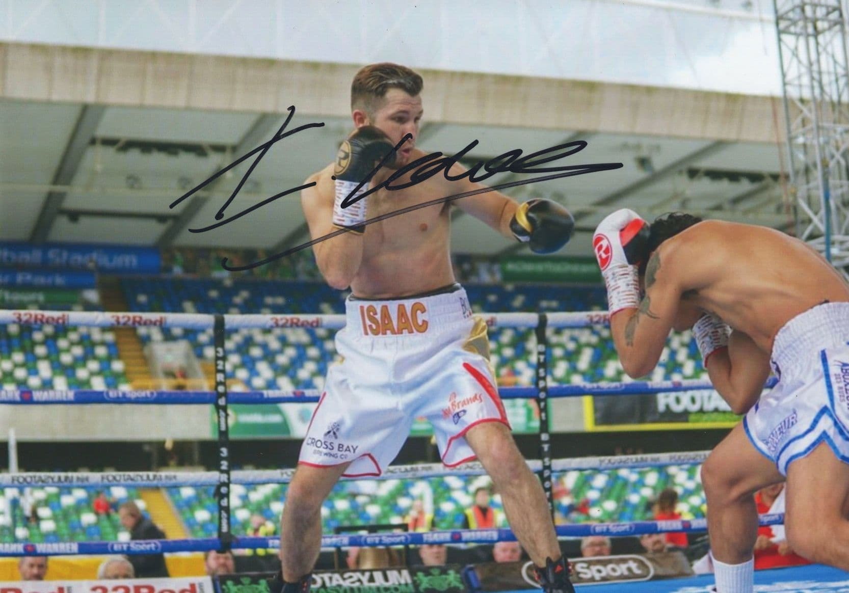 Isaac Lowe British Boxing Boxer Giant 12x8 Hand Signed Photo | Topics ...