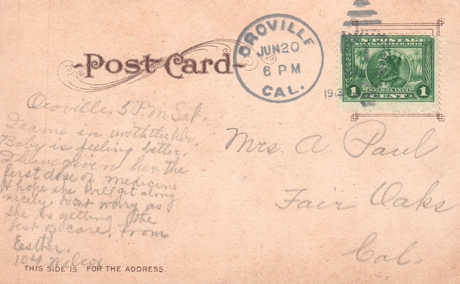 Vintage Postcard 1930's Strawberry Green University Of California ...