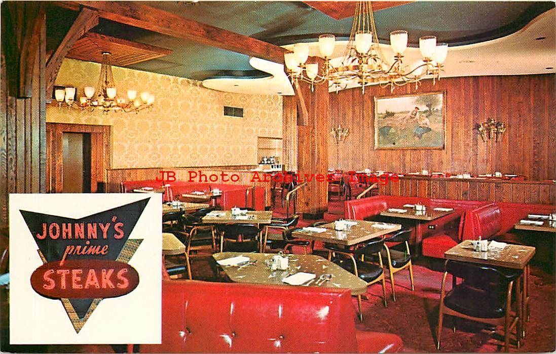 IL, Chicago, Illinois, Johnny's Restaurant, Interior, Tri-Vision Pub No ...
