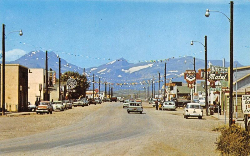 BROWNING, MONTANA Street Scene Blackfoot Indian Reservation 1964 ...