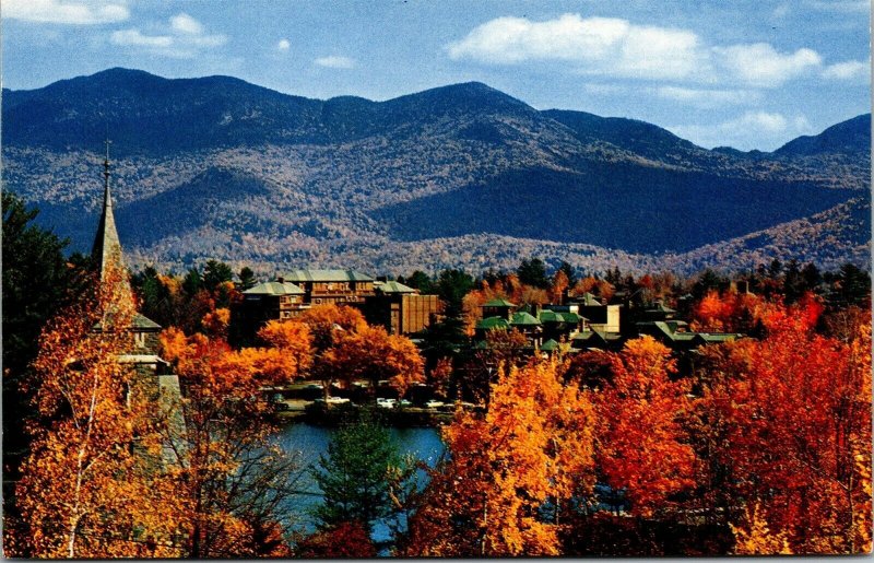 Vtg Lake Placid New York NY Lake Placid Club Hotel Resort 1950s ...