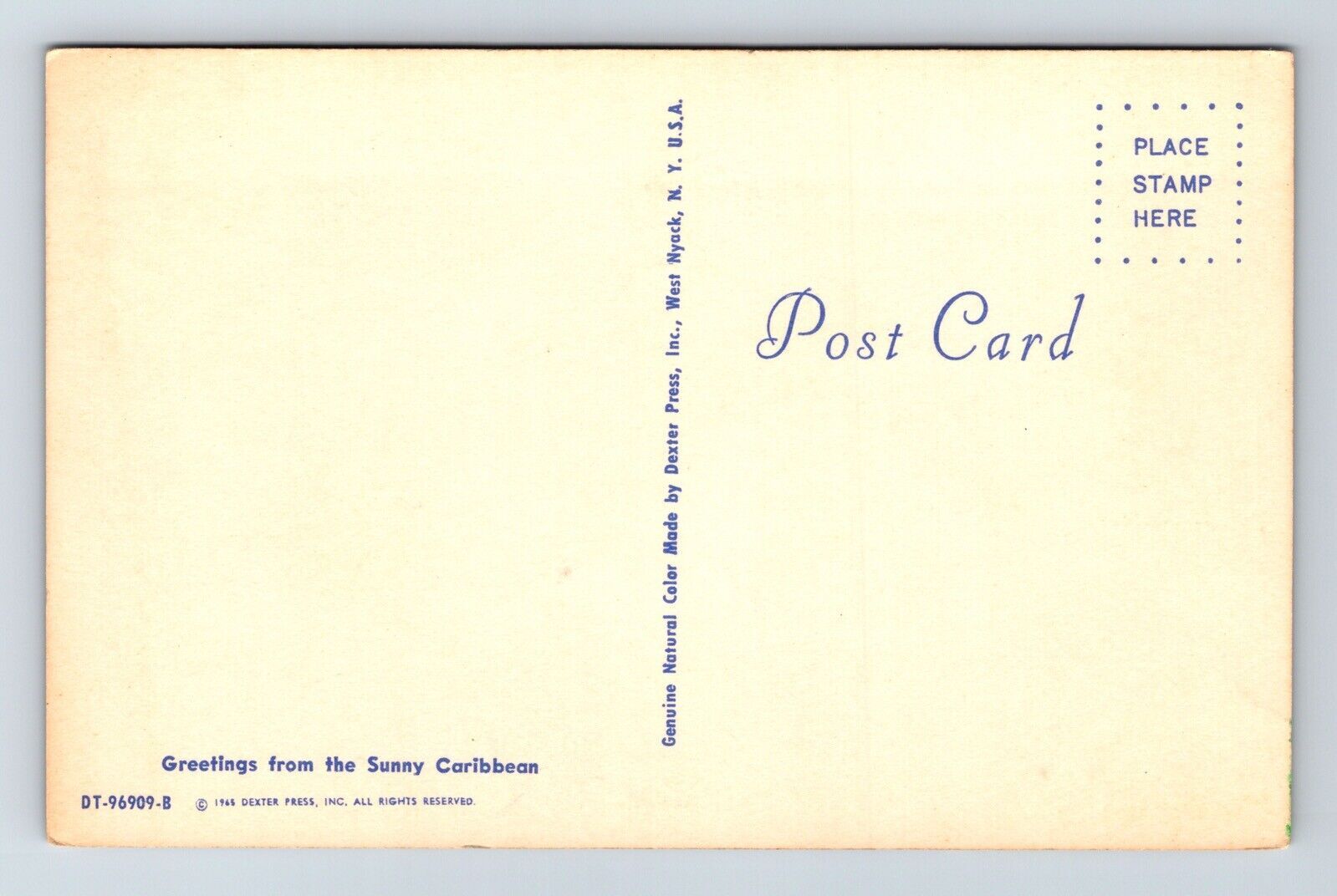 Greetings Sunny Caribbean Islands Map Jamaica Ships Planes DB Postcard ...