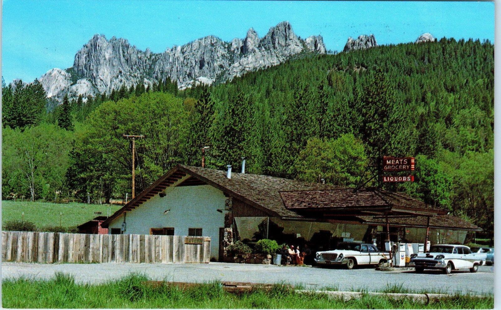 CASTELLA, CA ~ Roadside AMMIRATI'S MARKET & GAS STATION c1960s Cars ...