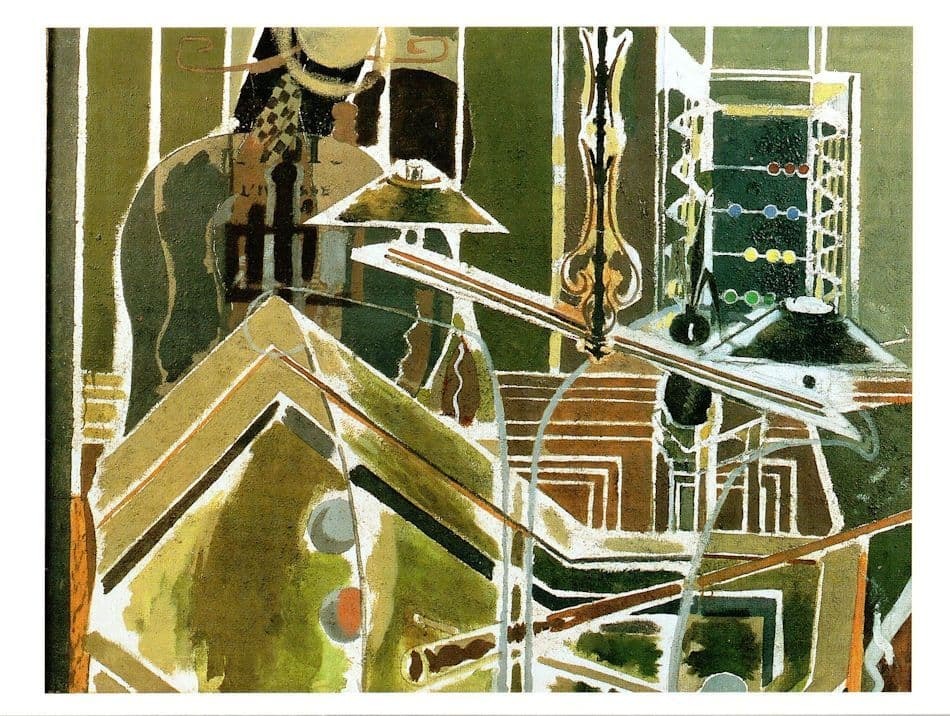 Georges Braque WW2 The Pool Billiard Table Painting Postcard | Topics ...