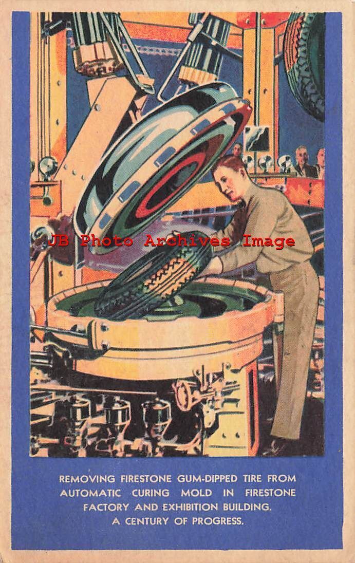Century of Progress, Firestone Factory & Exhibition Building, Curing ...