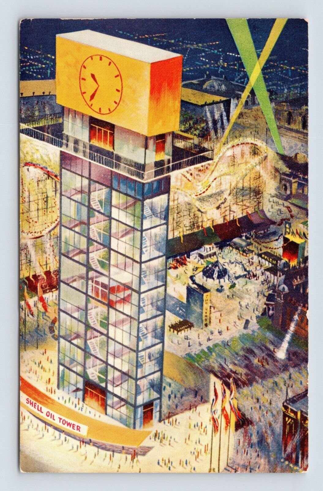 Shell Oil Tower Canadian National Exhibition Toronto UNP Chrome ...