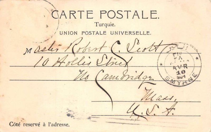 Metelin Mytilene Greece Birds Eye View Vintage Postcard AA66532 ...