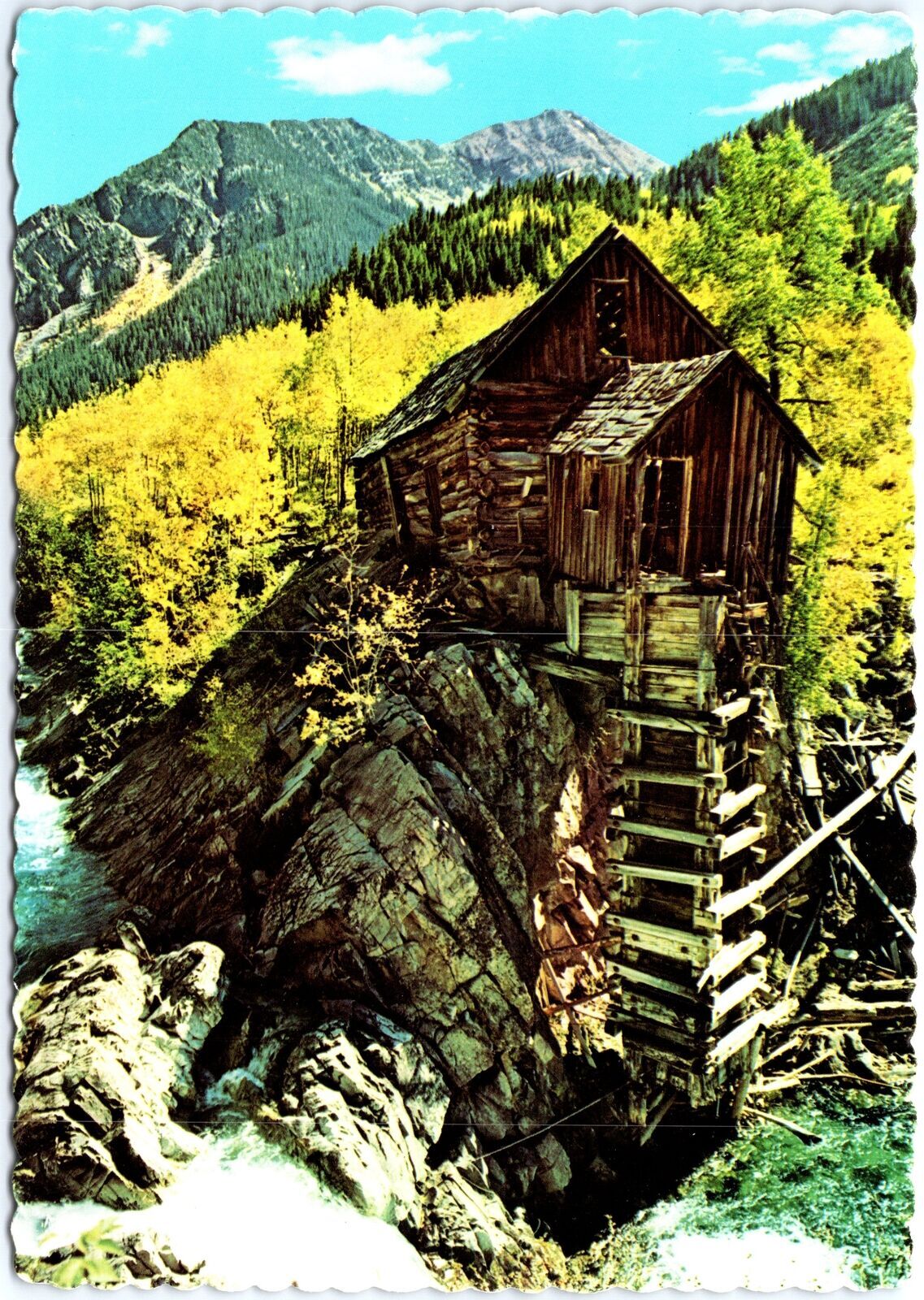 Vintage Postcard Continental Size ORE Crushing Mill of Days Gone by in ...