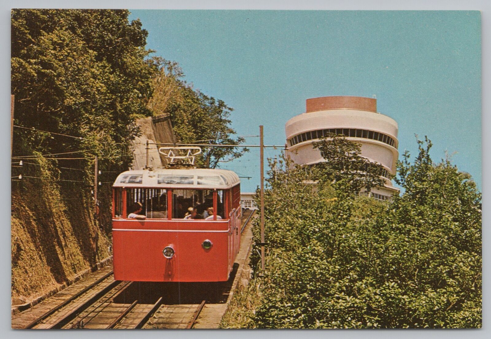 Train~View On Peak Tramway Between May And Baker Roads~Continental ...